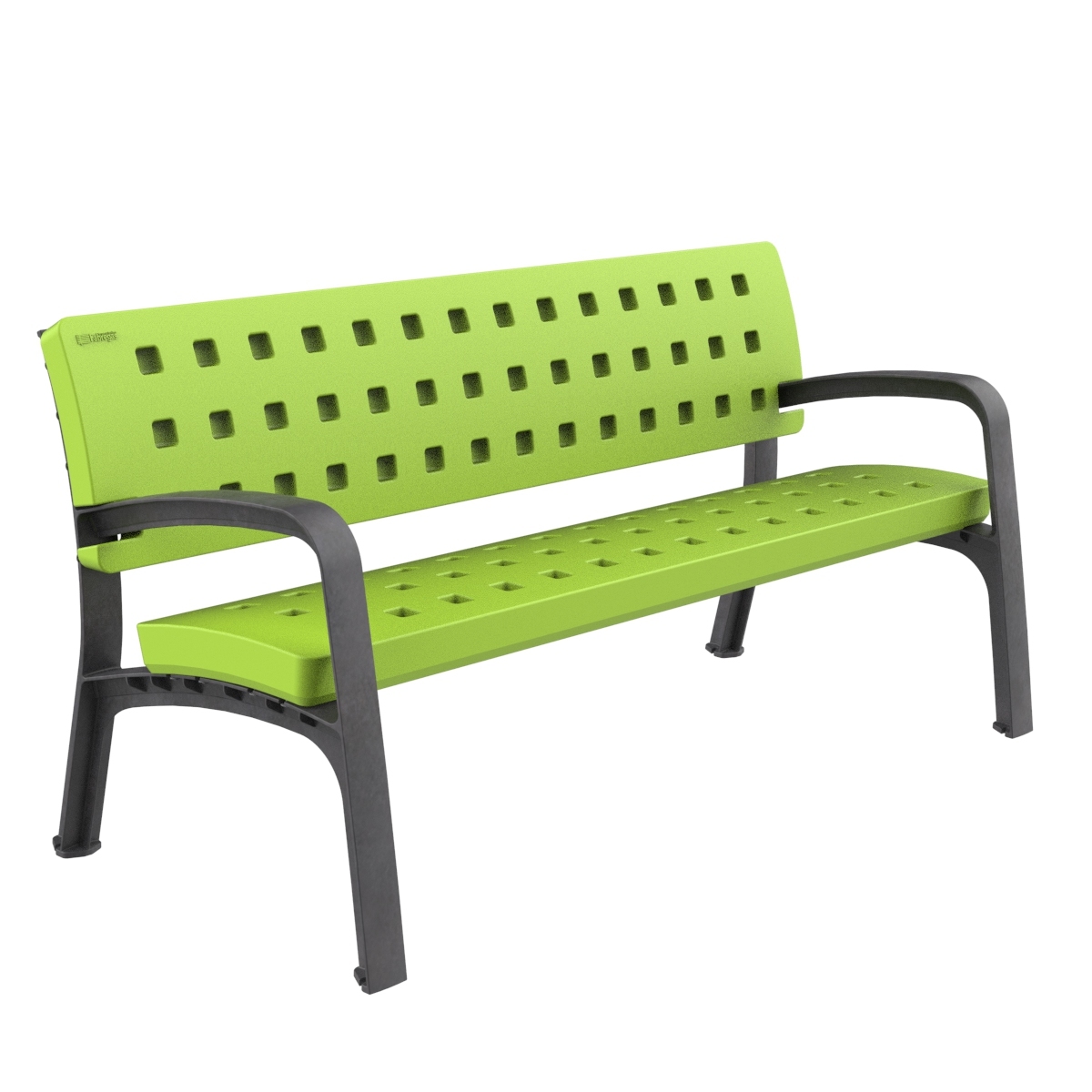 Polyethylene Outdoor Bench - robust, low-maintenance, anti-graffiti ...