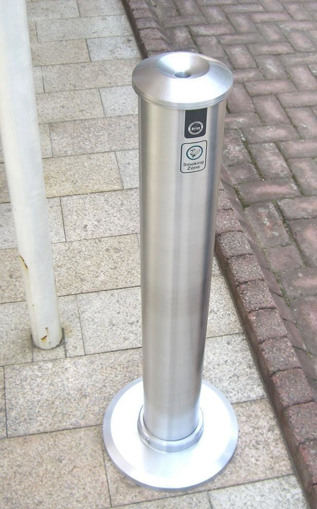Large Free Standing Cigarette Bin - aluminium, corrosion resistant ...