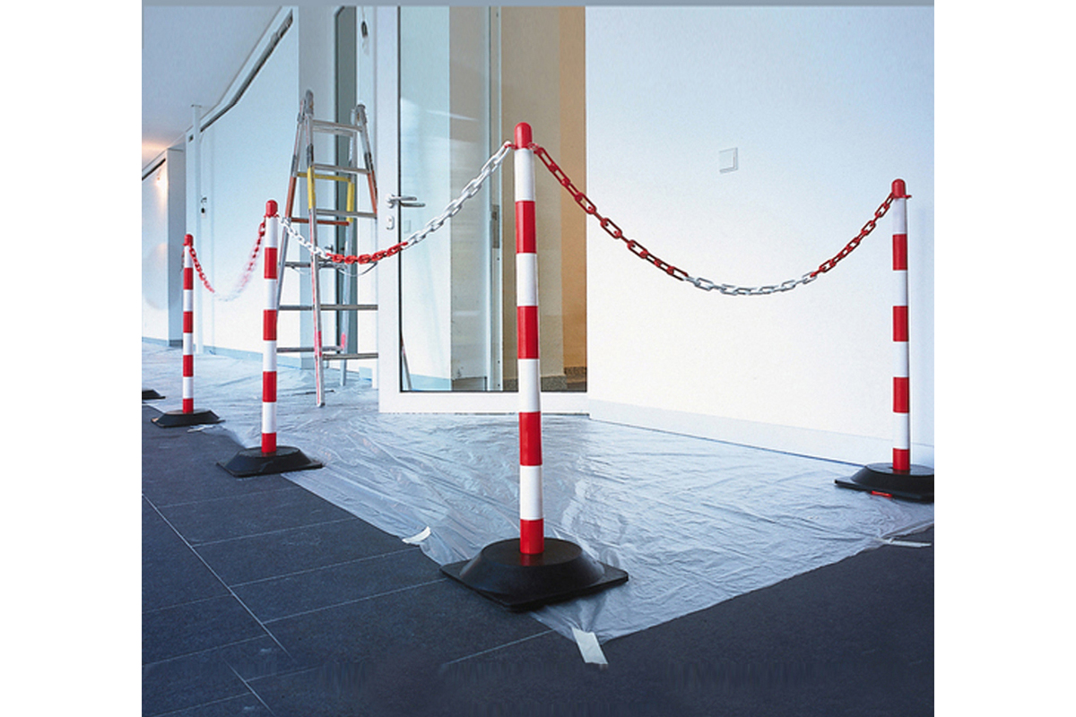 Chain Post For Convenient Barrier Safety | Barriers Direct | Barriers ...