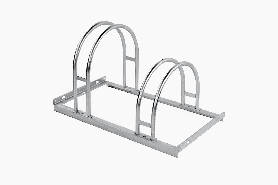 City Bicycle Rack for 2 or 3 Bikes: Low & High Wheel Versatility Robust ...