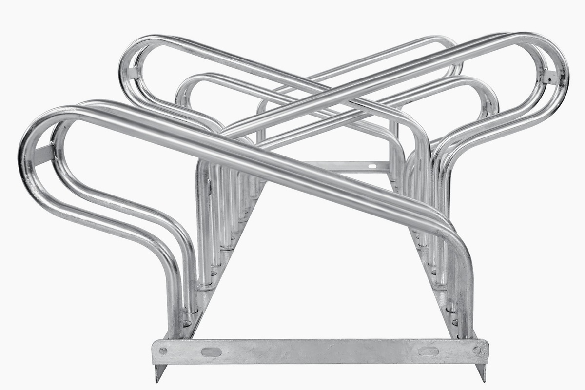 Dual-Sided City Bicycle Rack: Flexible Parking (6-12 Bikes) Galvanised ...