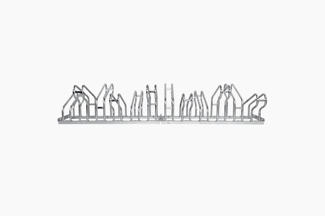 Dual-Sided City Bicycle Rack: Flexible Parking (6-12 Bikes) Galvanised ...